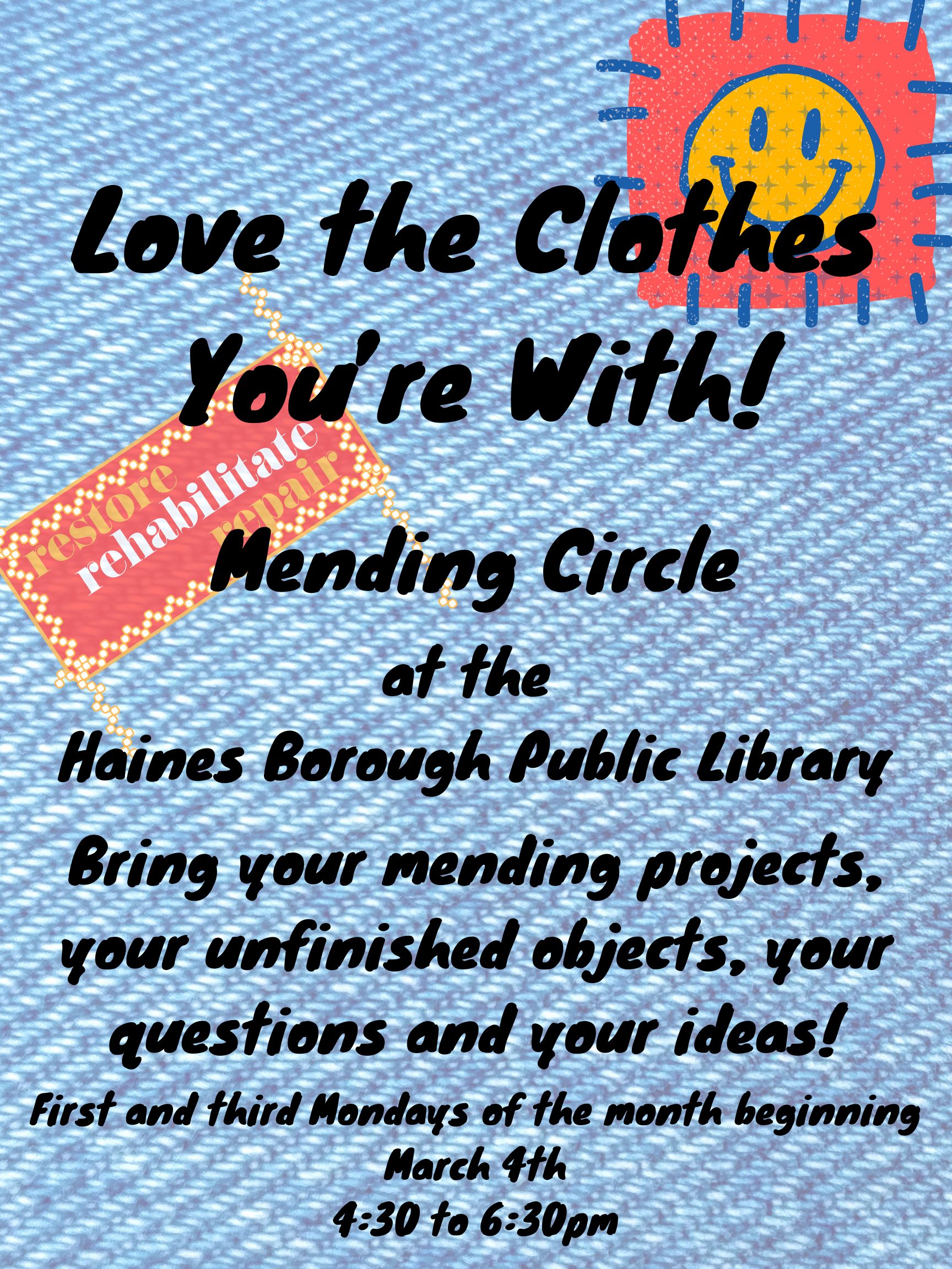 Love the Clothes You’re With! – A Mending CIrcle - Haines Borough ...